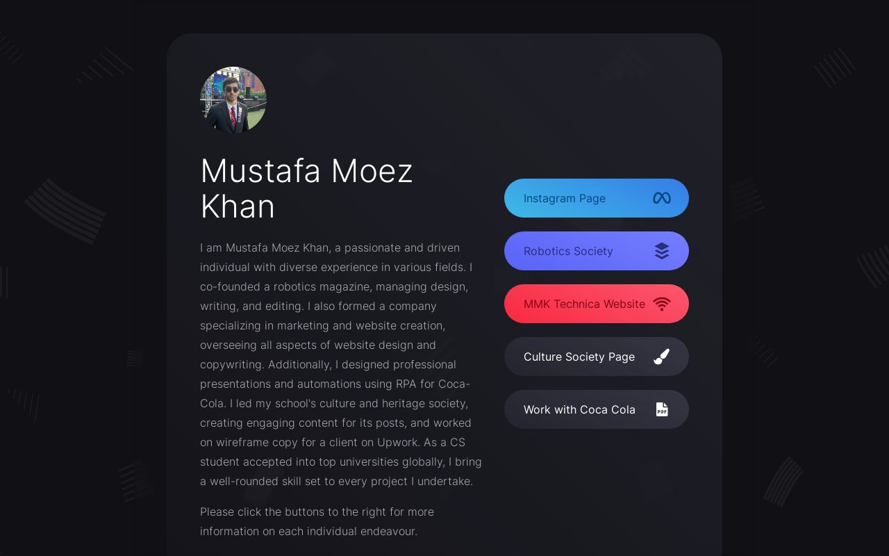 Mustafa Profile